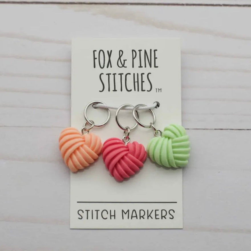 Heart Knot - Stitch Markers – Fiber Fever